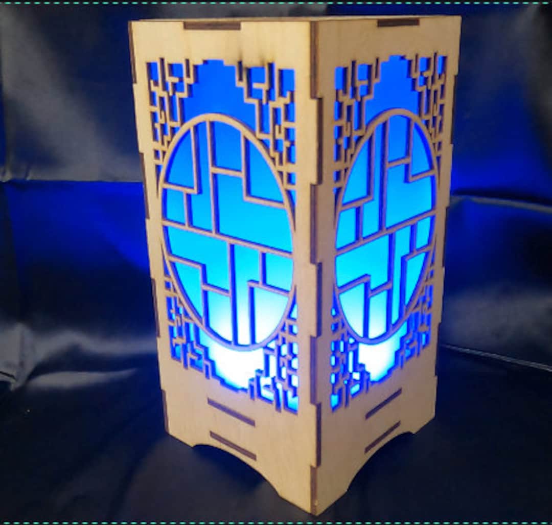 Laser Cut Desk Lamp - Etsy