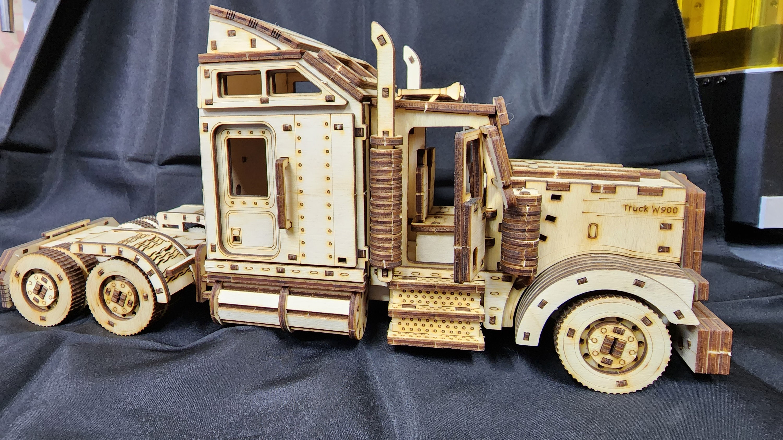 Laser Cut 3d Semi Truck - Etsy