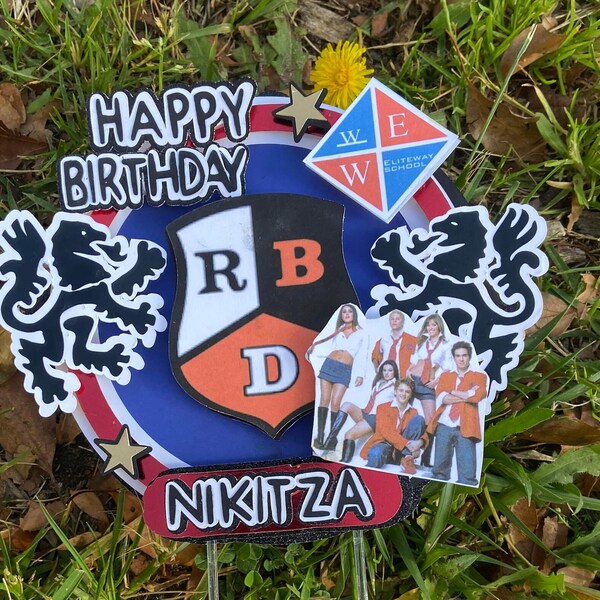 Rbd Cake Topper - Etsy