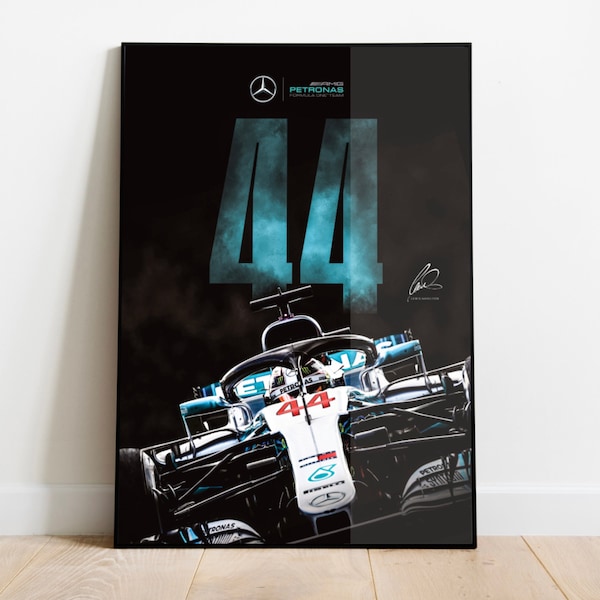 Lewis Hamilton Poster - Etsy Australia