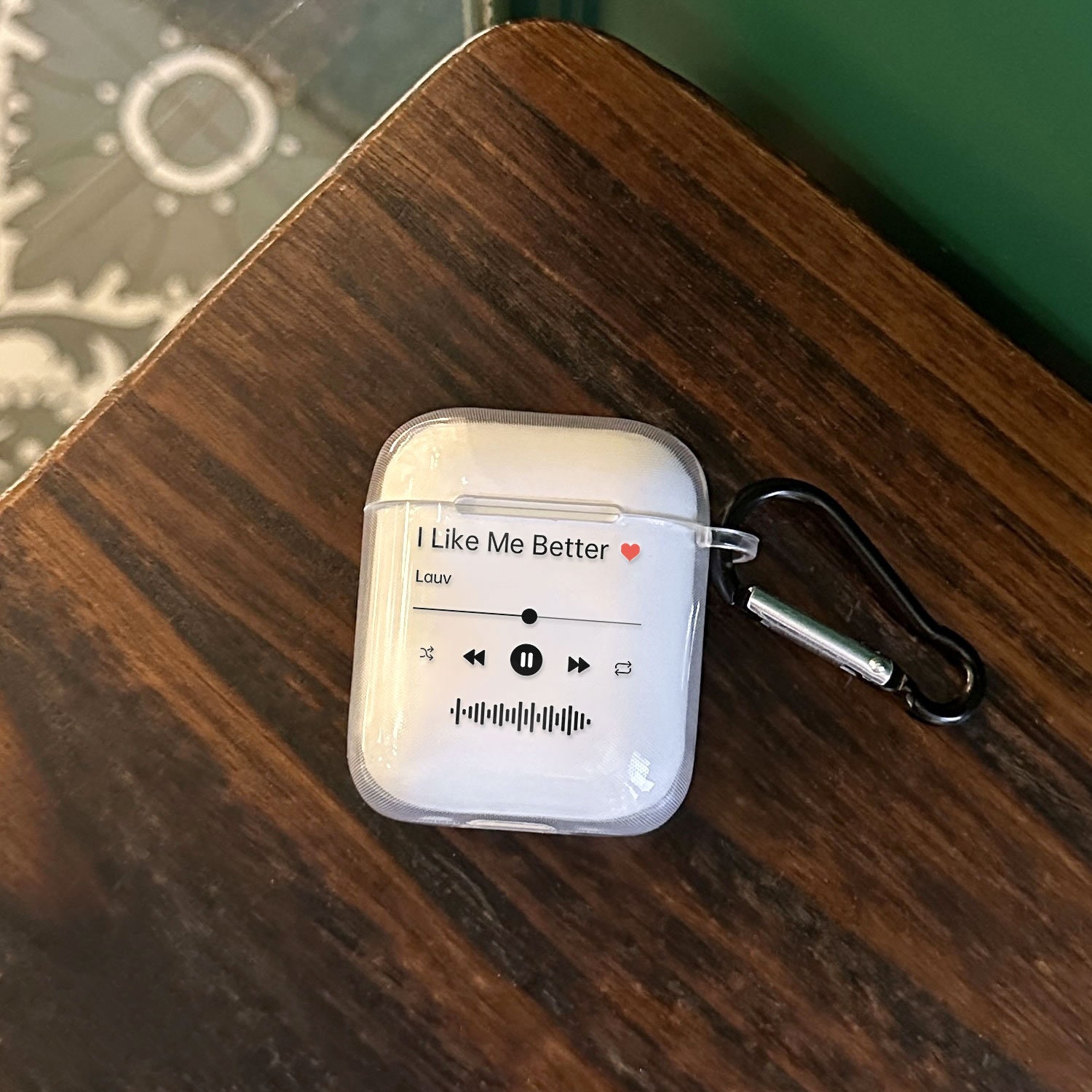 Personalized Clear Album Cover Airpods Case Music Player Song - Etsy