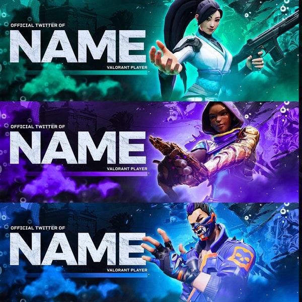Valorant twitter header - Etsy.de