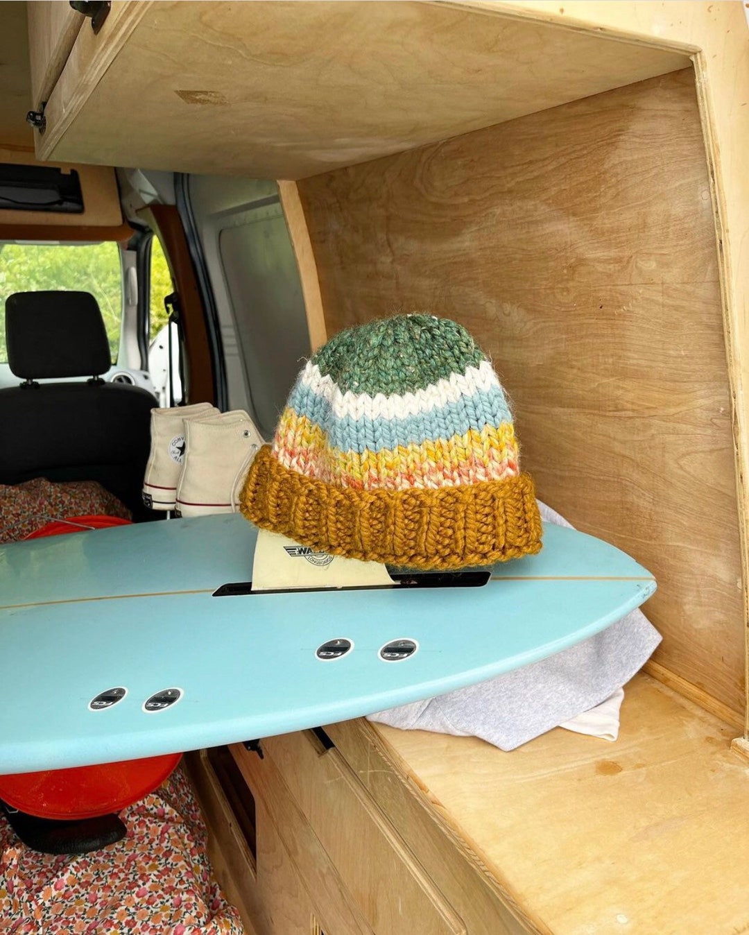 Custom Multi-colored Beanies | Hand Knit Chunky Beanies | Cozy ...