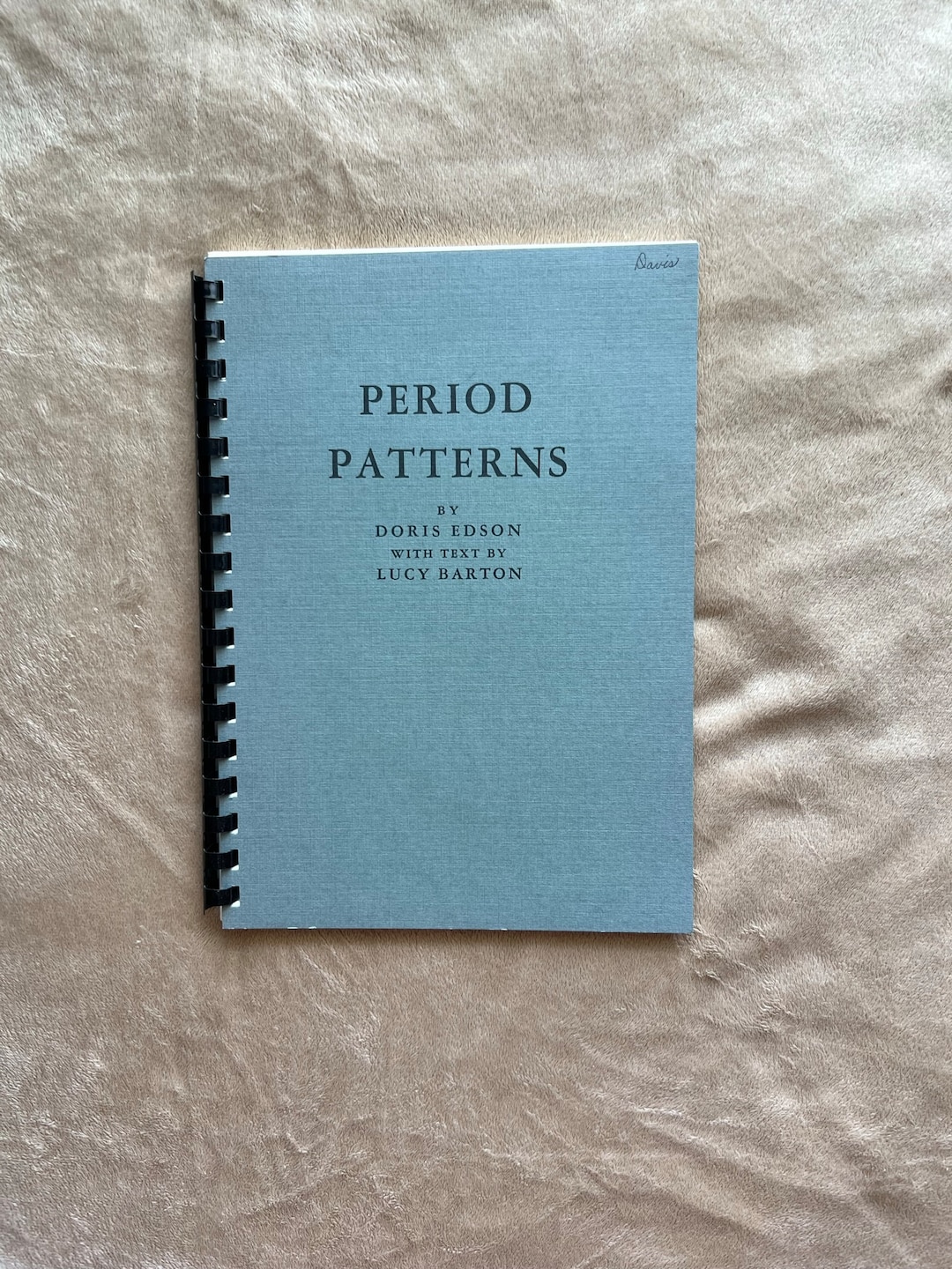 Period Patterns by Doris Edson With Text by Lucy Barton 1970 - Etsy