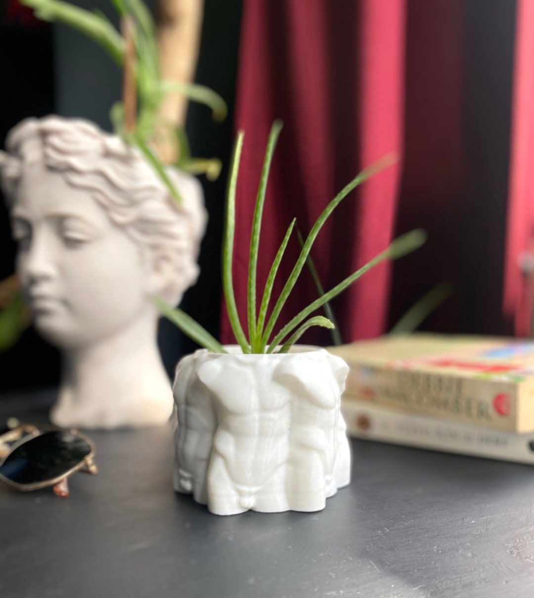 David Male Nude Torso Planter, Poly Plant Pot, Man Flower Pot - Etsy