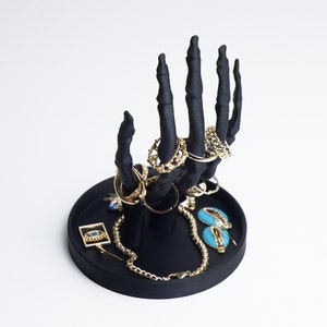 Skeleton Hand Jewellery Holder, Ring Tree, Ring Dish, Unique Jewelry ...