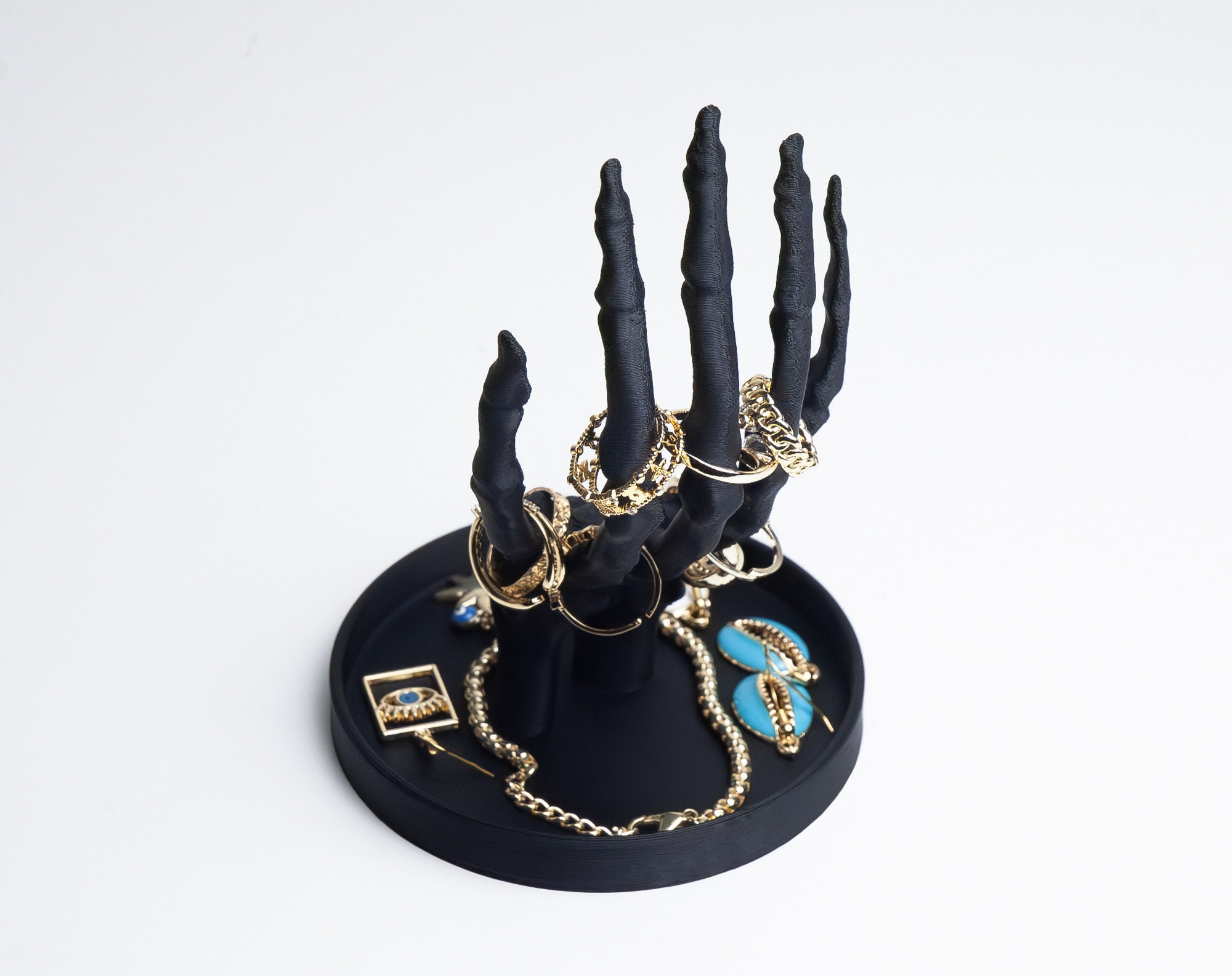 Skeleton Hand Jewellery Holder, Ring Tree, Ring Dish, Unique Jewelry ...