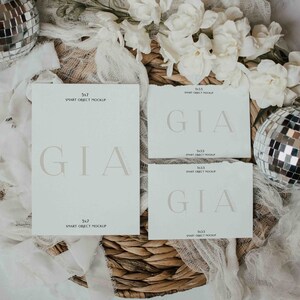 Boho Retro Mockup - Boho Invitation Mockup - Boho Disco Invitation ...