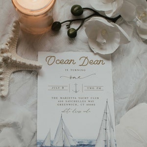 Ocean Theme Mockup - Beach Theme Mockup - Nautical Mockup - Wedding ...
