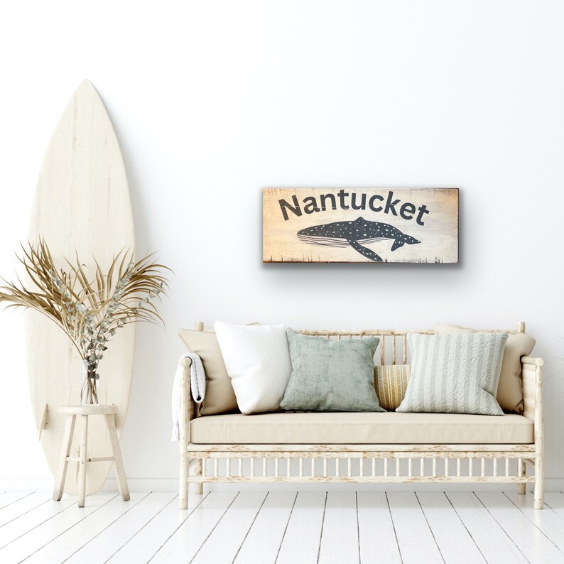 Nantucket Rustic Sign | Nantucket Sign | Vintage Sign | Rustic Beach ...