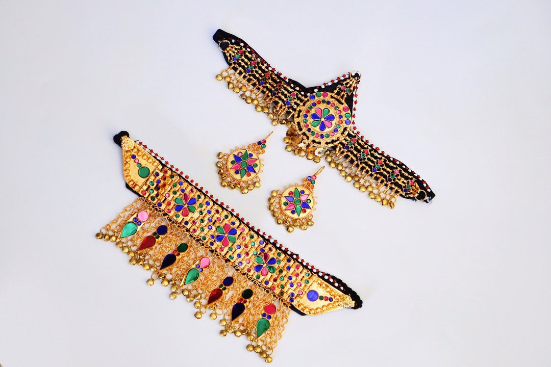 Afghan Jewellery Set - Gold Afghan Jewellery Set - Etsy