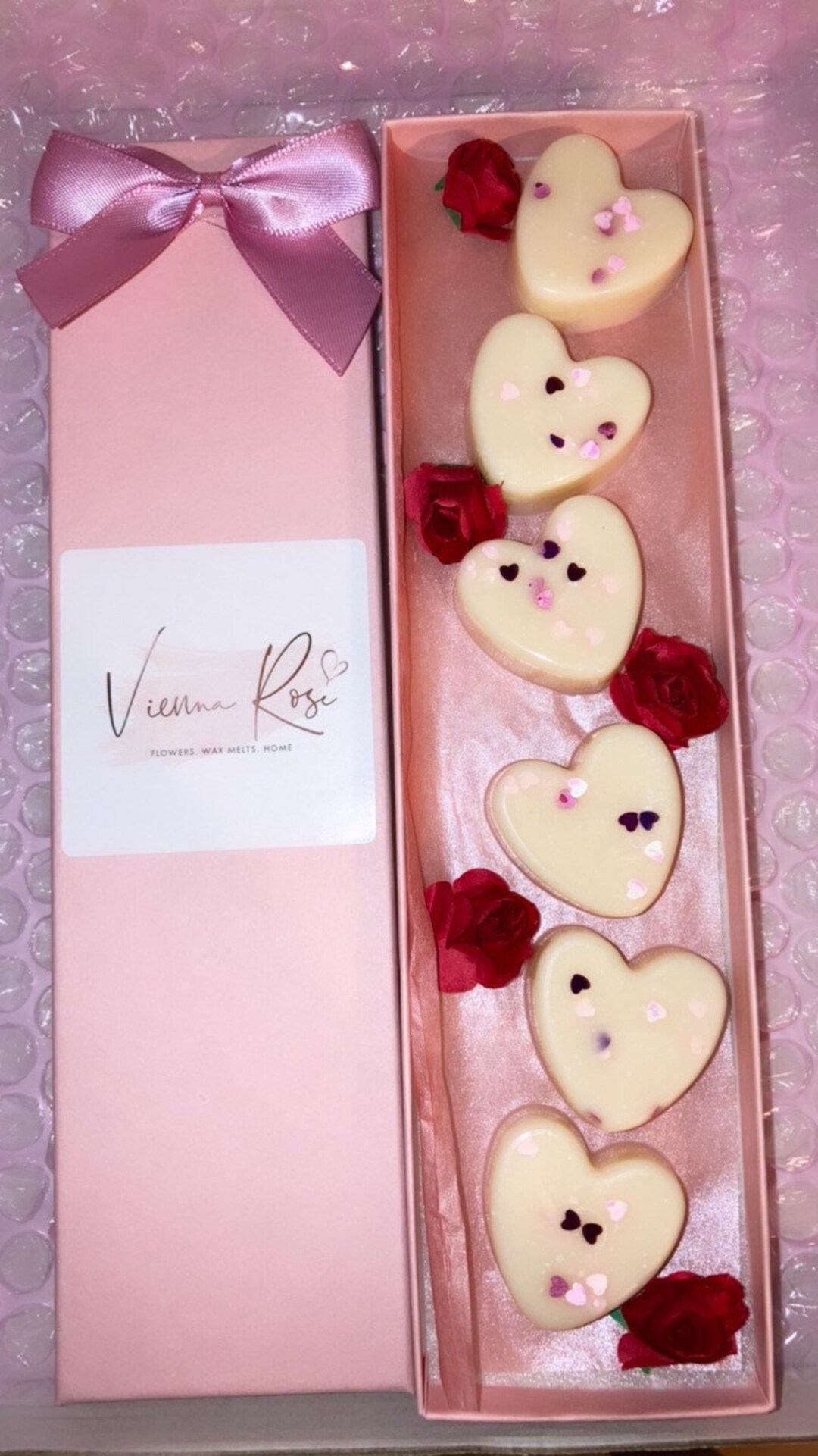 Bleeding Hearts Box of 6 Wax Melts, Valantines Gift, Valantines, Wax ...