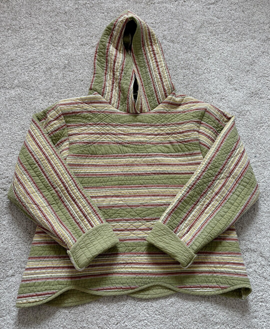 Handmade Upcycled Thrifted Quilt Hoodie Medium - Etsy