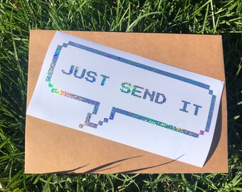 Just Send It Decal | Etsy