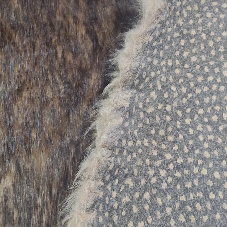 Luxury Brown Bear Faux Fur Fabric: Soft Plush Material - Etsy