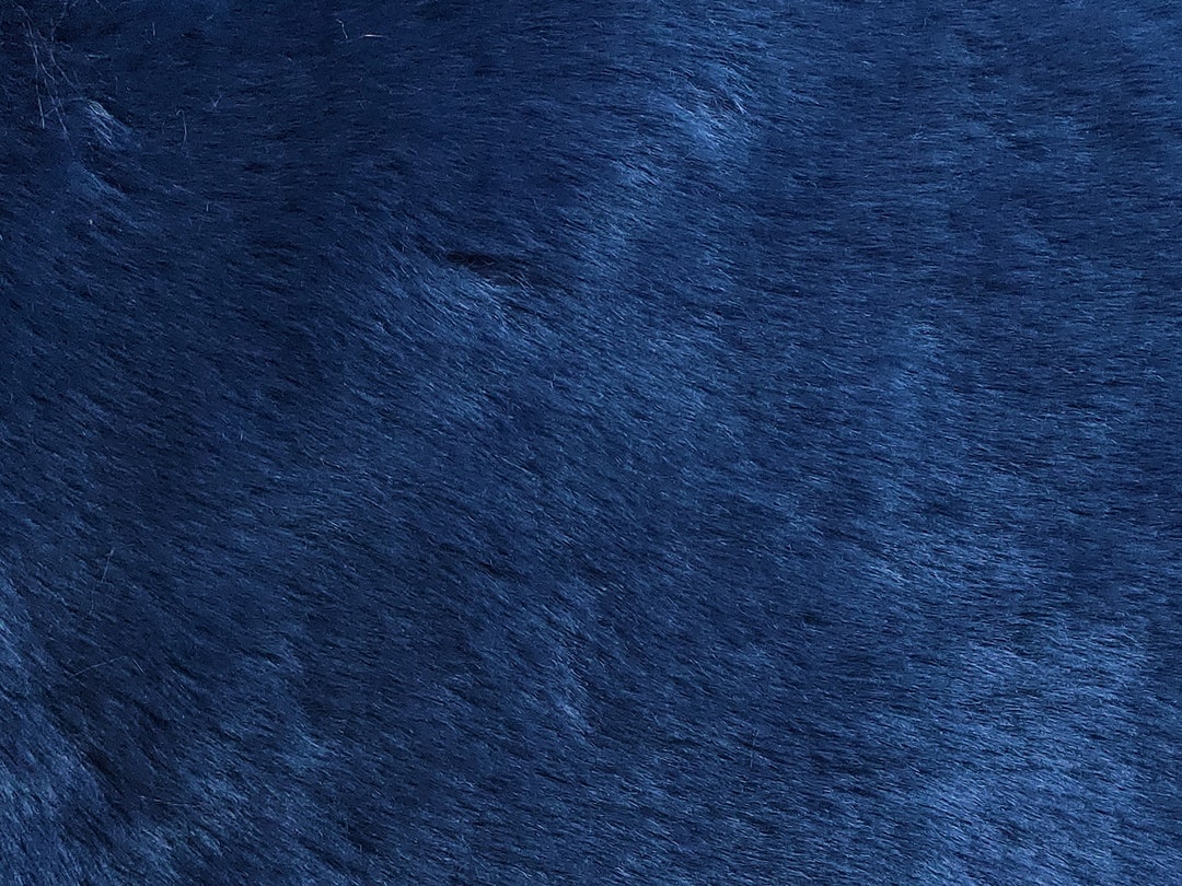 Cobalt Blue Luxury Faux Fur Fabric: Plush Upholstery Material - Etsy UK