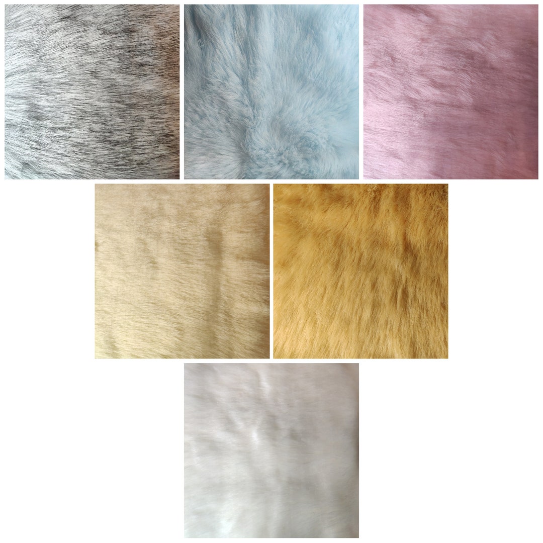 001 Luxury Faux Fur Fabric 25mm Pile 60" (150cms) Wide - Multiple ...