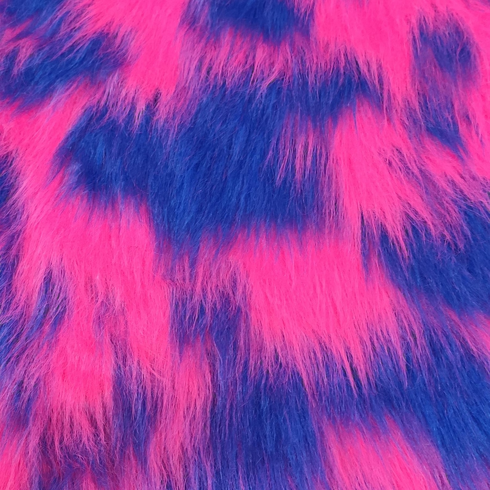 003 Multi Coloured Faux Fur Fabric - Multiple Lengths & Colours - Etsy