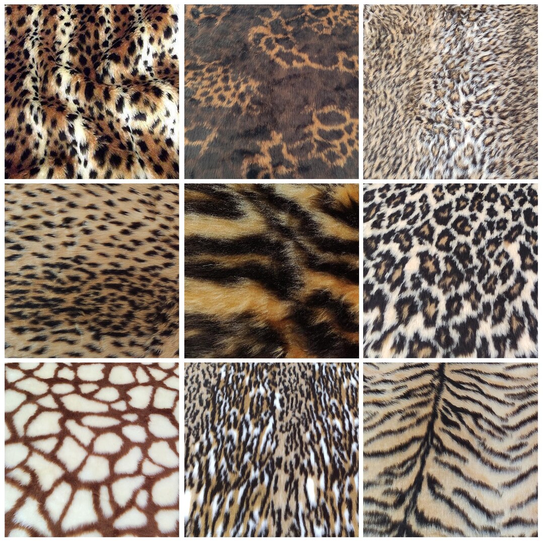001 Jacquard Fur Fabric R2 Quality - Multiple Lengths & Colours - Etsy