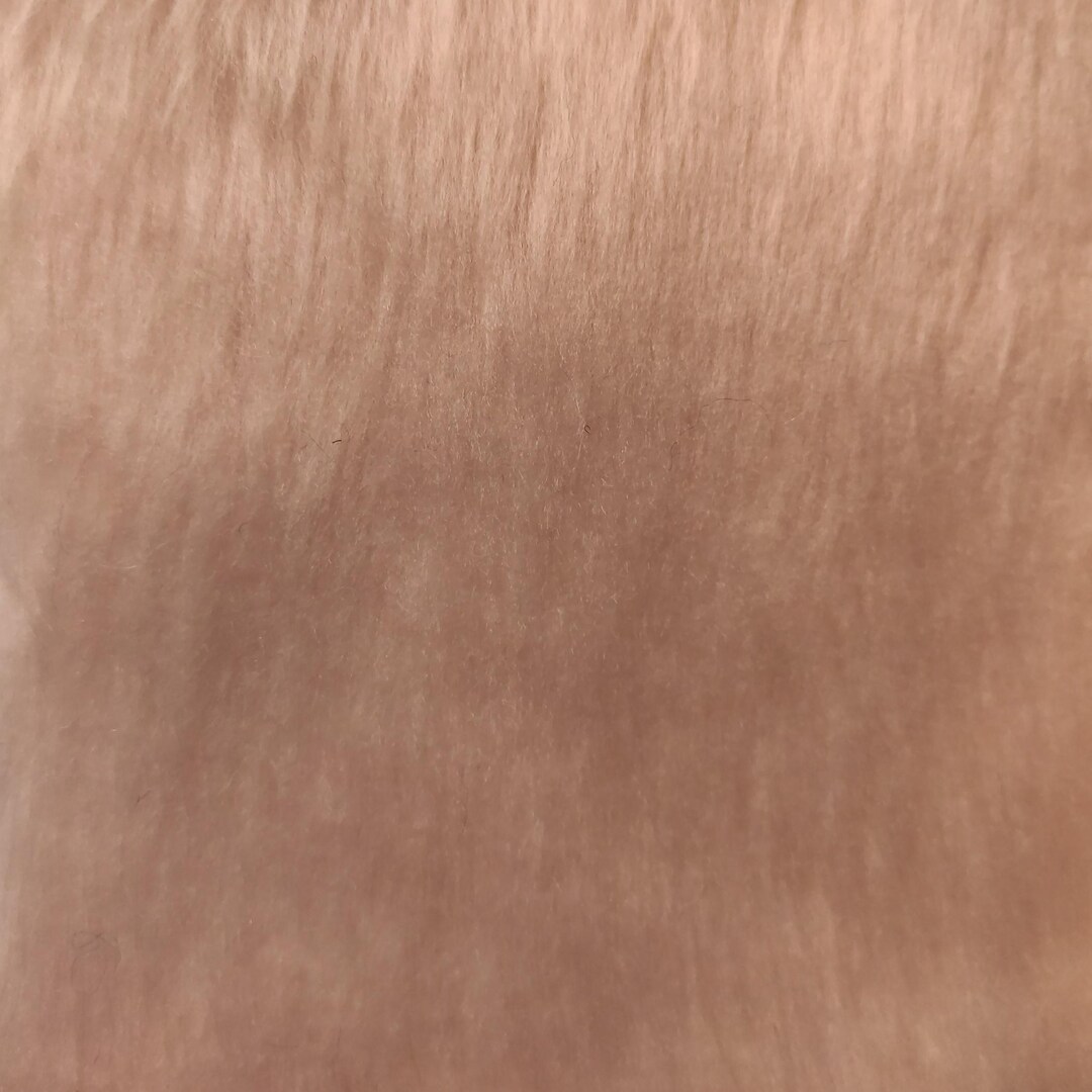Baby Pink Short Pile Faux Fur Fabric: 100% Acrylic - Etsy