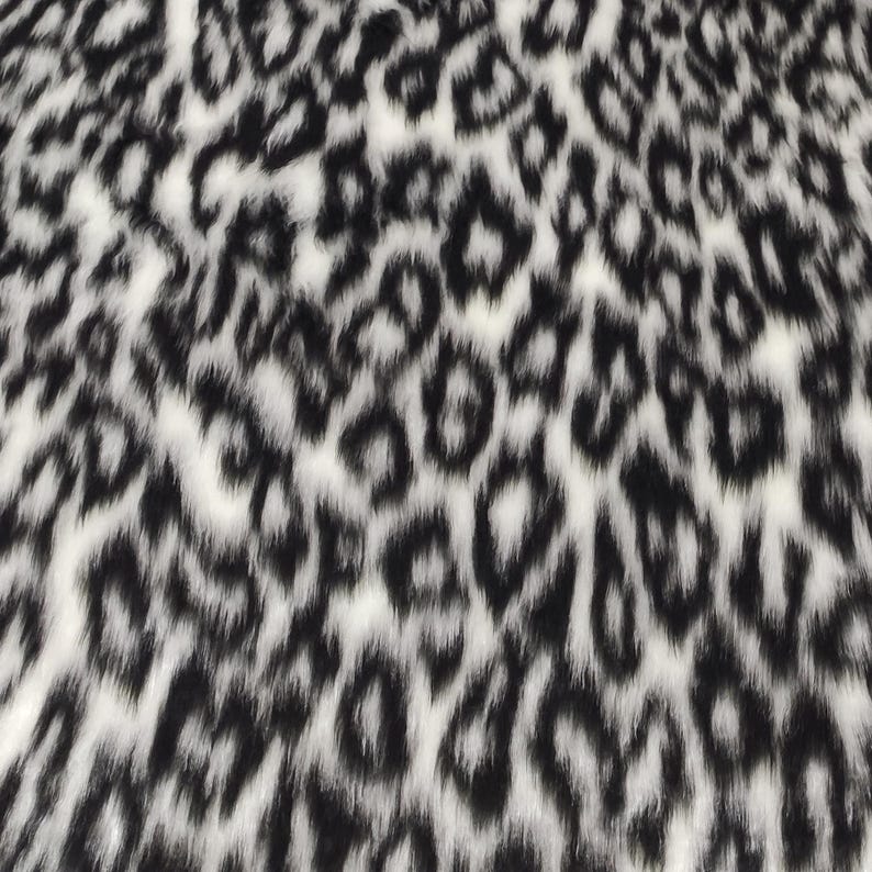 Snow Leopard - Jacquard Fur Fabric R2 Quality - Multiple Lengths - Etsy