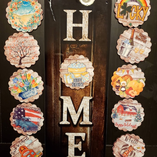 Interchangeable Holiday Signs - Etsy