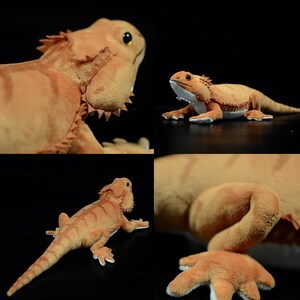 Bearded Dragon Lizard Stuffed Toy Funny Gift Lizard Plushie Weird ...
