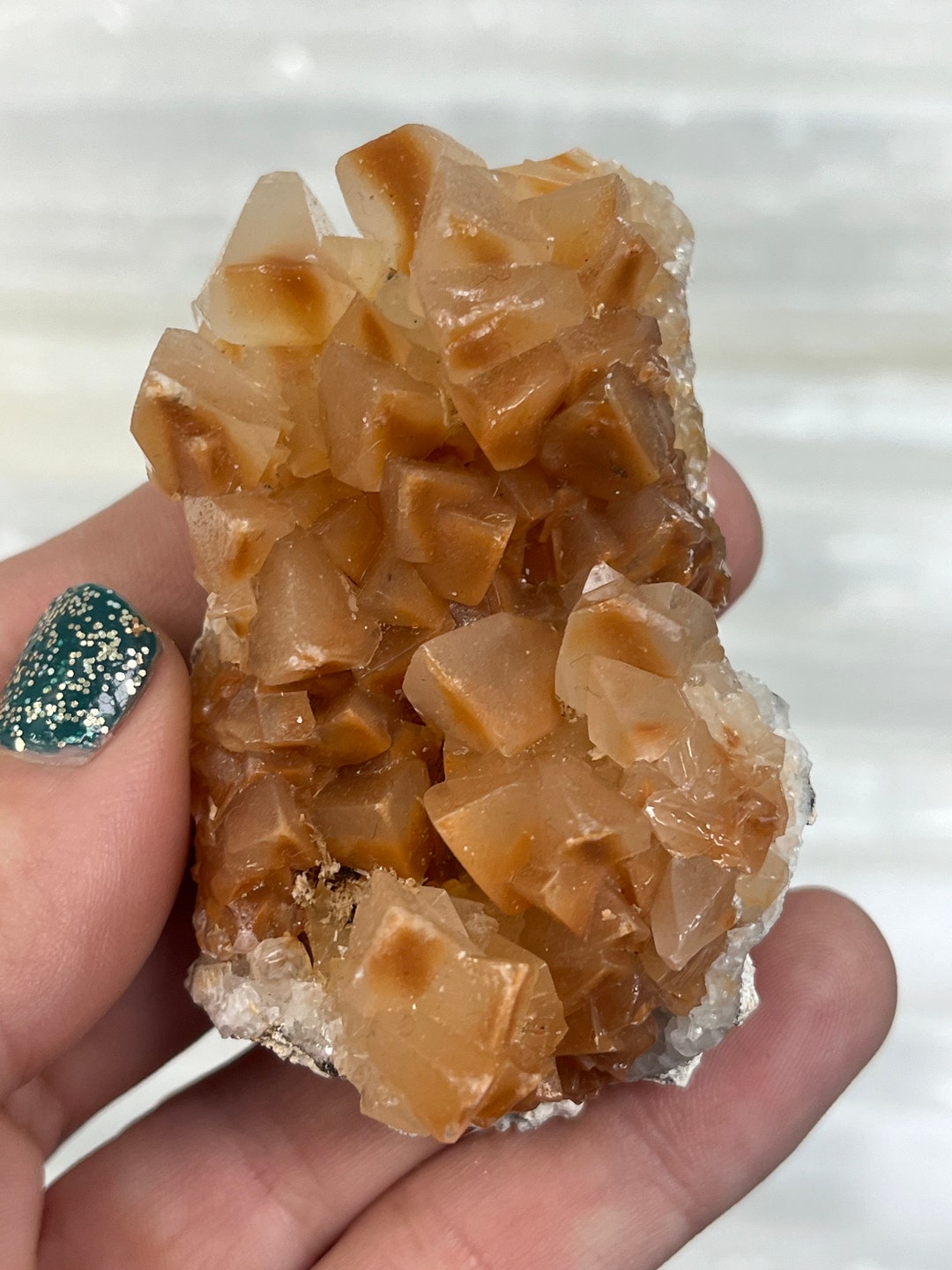 Orange Calcite Mineral Specimens Calcite Specimen Dogtooth Calcite ...