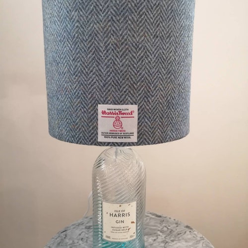 Harris Tweed Isle of Harris Gin Lamp - Etsy UK