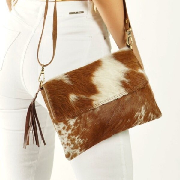 Cowhide Purse - Etsy