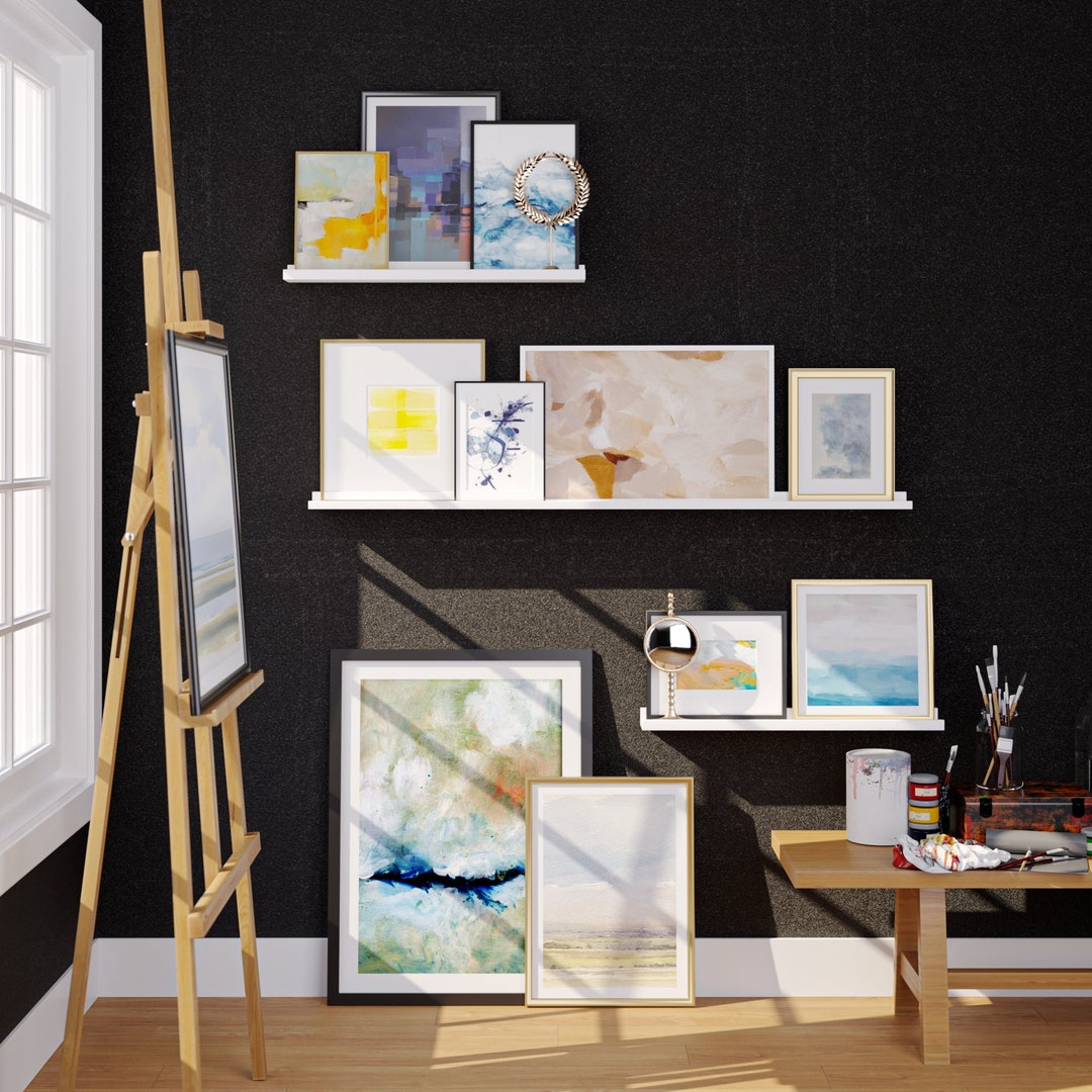 DENVER Multi Size 603030 Floating Shelves for Picture Frames Collage ...