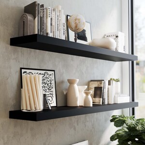 60 Inch Floating Shelf, Wall Shelves for Living Room, Floating ...