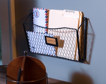 Wire File Basket | Etsy