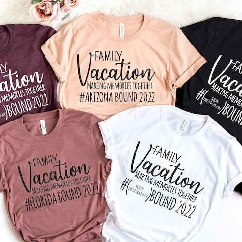Matching Family Camping Trip Shirt Custom Family Vacation | Etsy