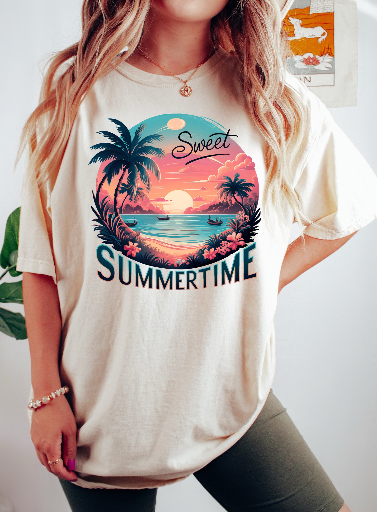 Sweet Summertime Shirt, Summer Trip Comfort Colors T-shirt, Retro Beach ...