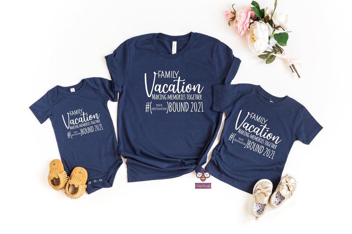 Custom Vacation Shirt Family Matching Vacation Shirts | Etsy