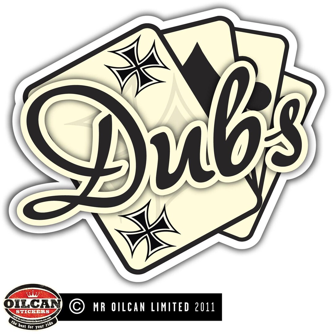 ACE of Dubs Car Sticker Size Approx 100x90mm - Etsy