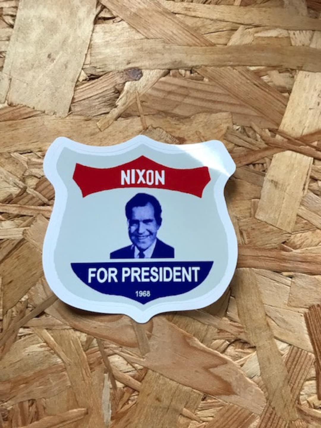 Retro Nixon for President Sticker Shield 85mm - Etsy