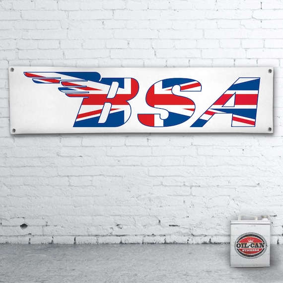 BSA Motorcycles Banner Heavy Duty for Workshop Garage - Etsy