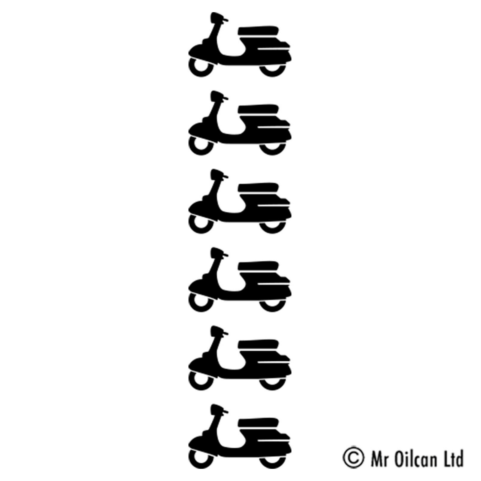 Moped Stickers Funny 6 X Scooter Sticker Vinyl Decal - Etsy