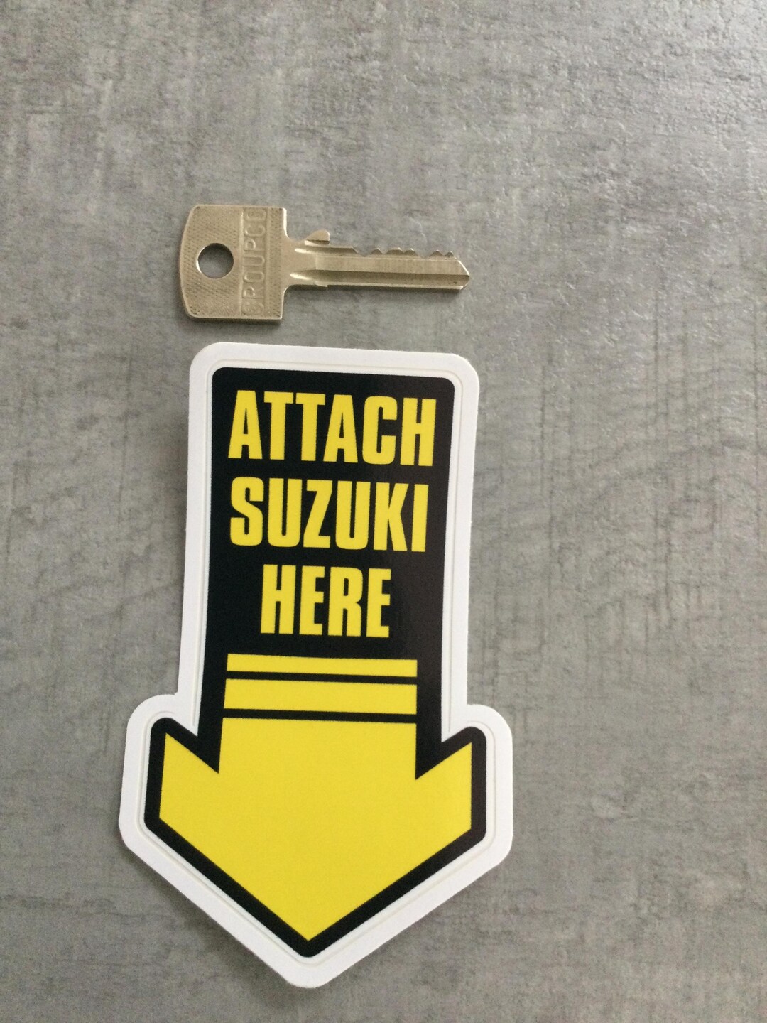 Attach Suzuki Here Sticker Decal - Etsy