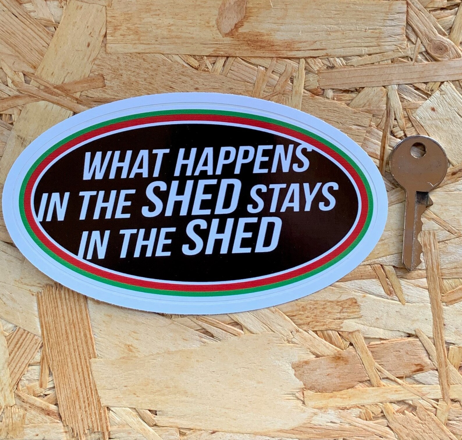 What Happens in the Shed Stays in the Shed Decal Stickers Garden ...