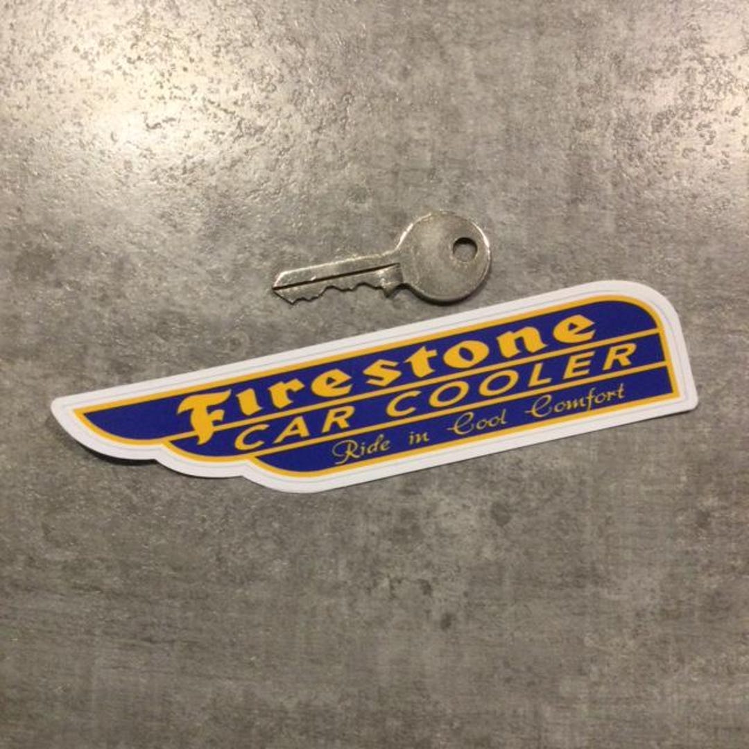 Firestone Car Cooler Sticker Decal Design Approx 14cm - Etsy