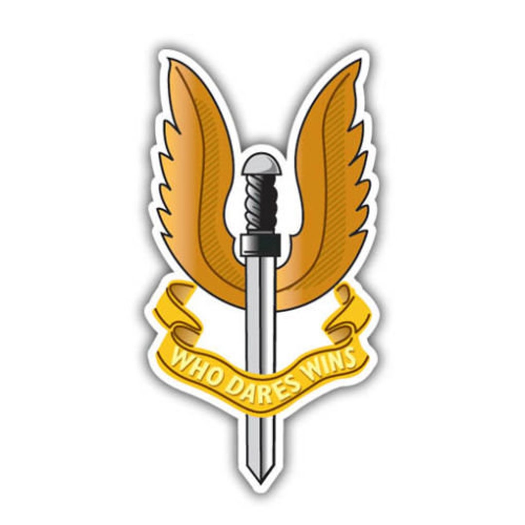 SAS Car Sticker / Special Air Support Military Decal Army Soldier Vinyl ...