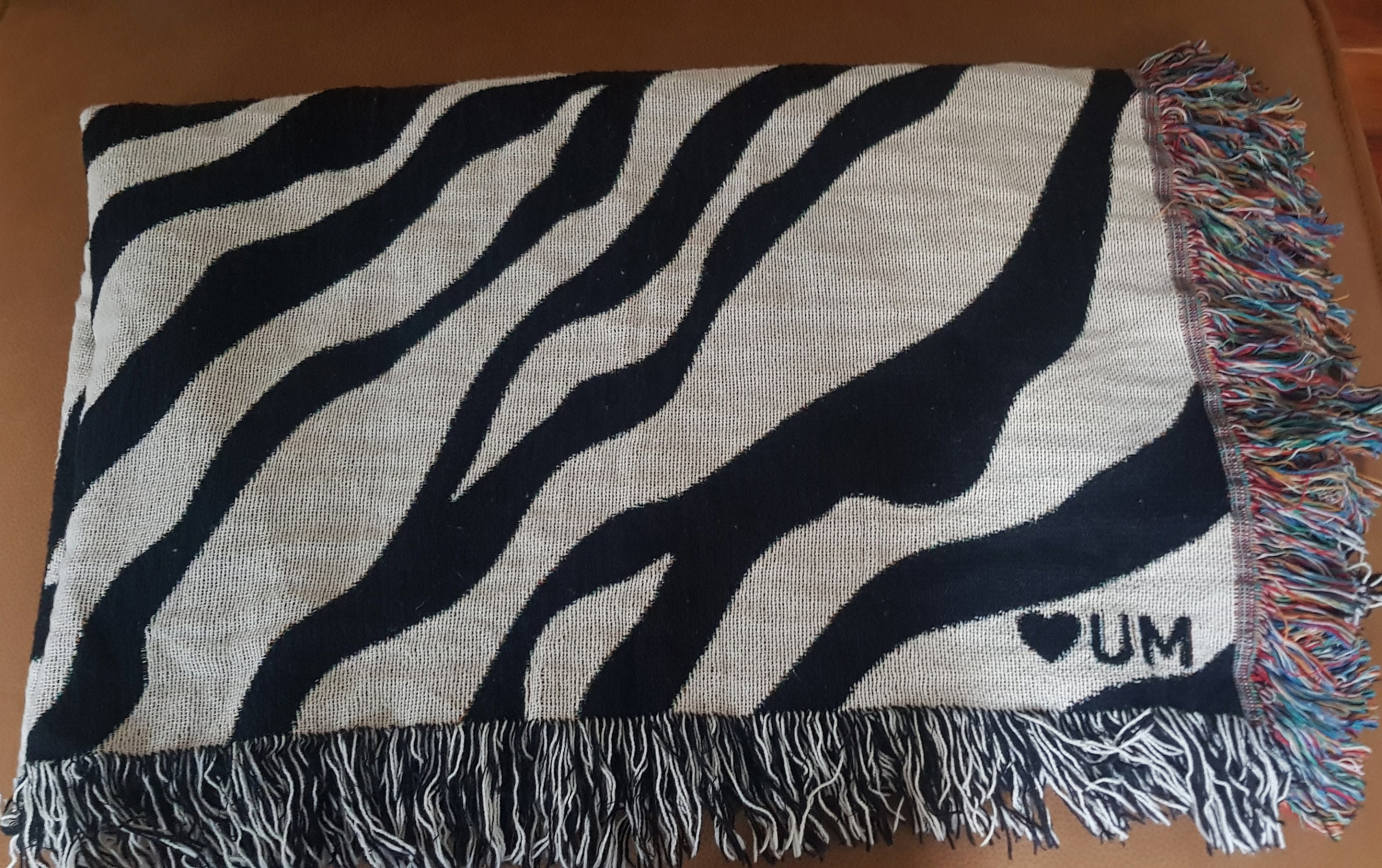 Zebra Throw Blanket Animal Print Throw Black and White - Etsy