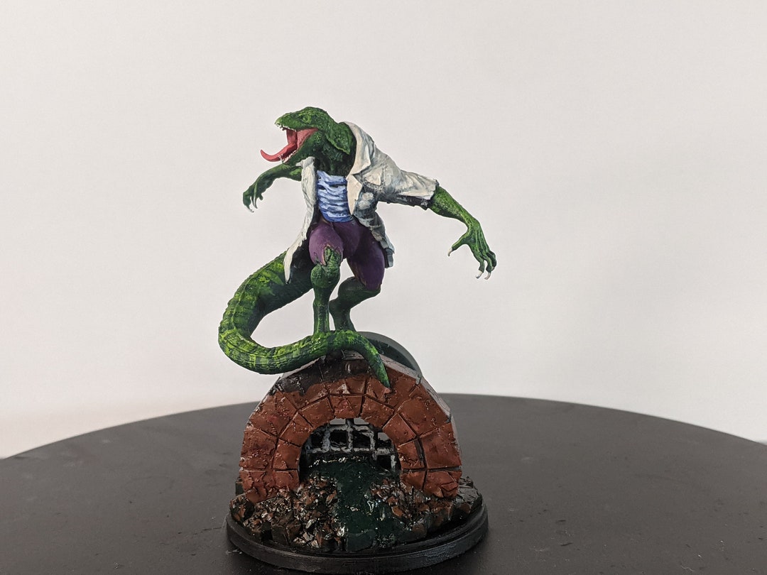 Well Painted the Lizard Fan Art - Etsy