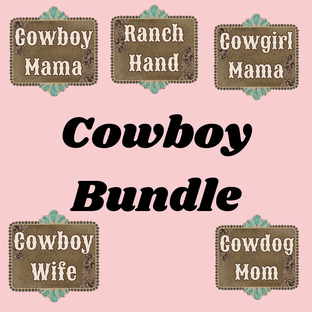 Cowboy Bundle |PNG| Digital Download - Etsy