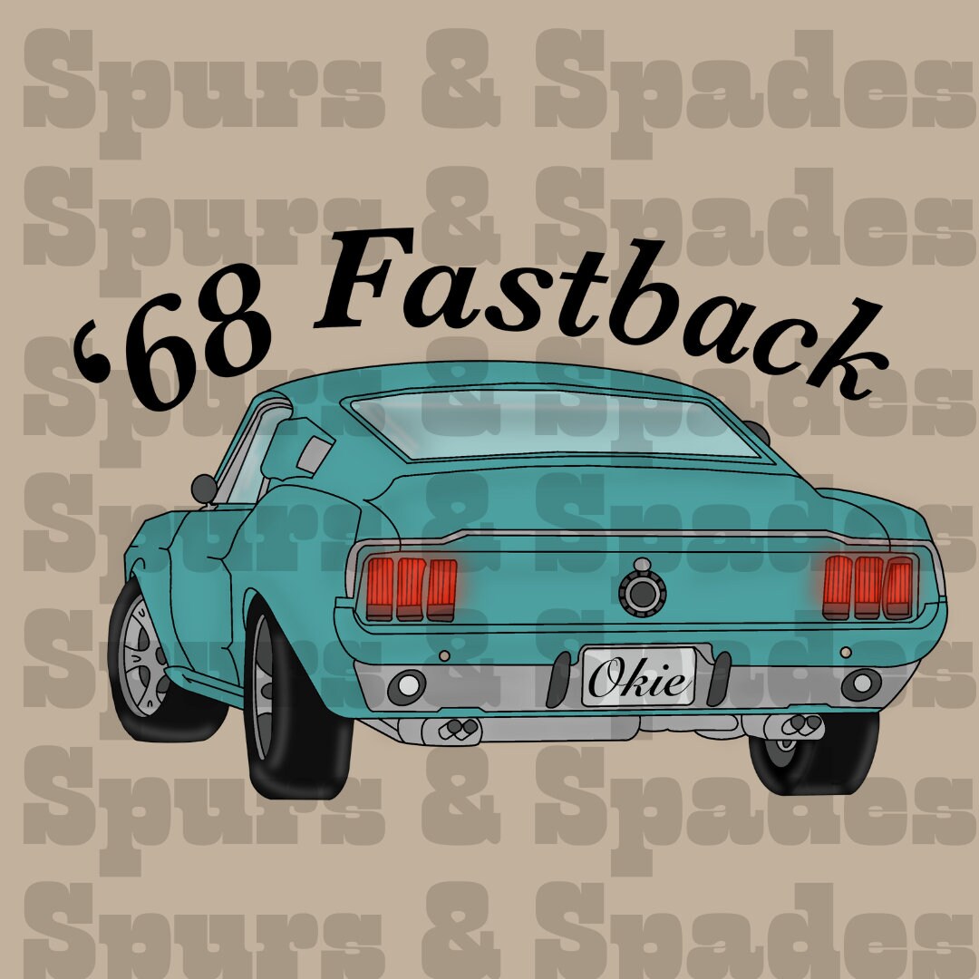 68 Fastback Digital Download - Etsy