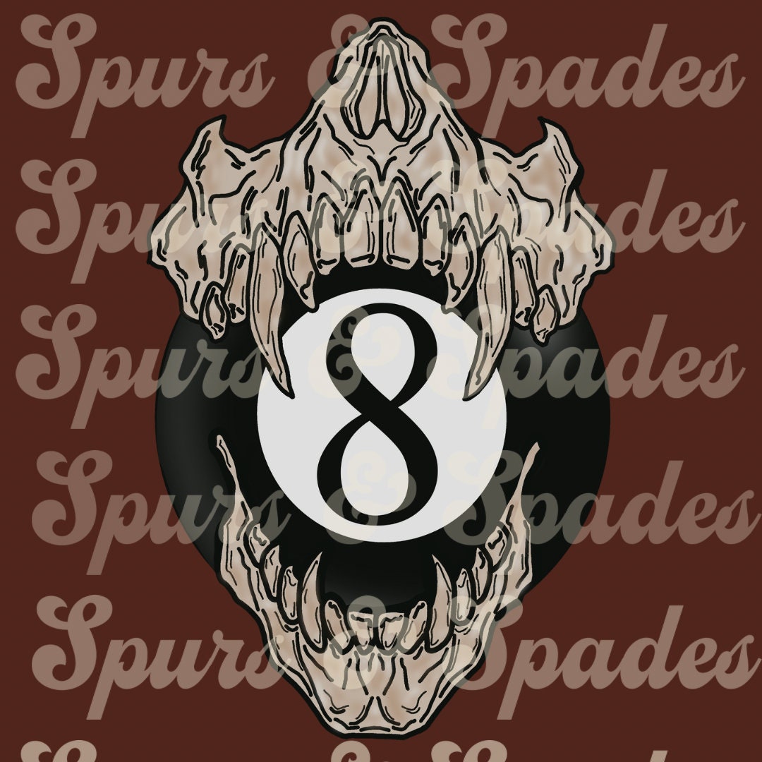 8ball Skull PNG - Etsy