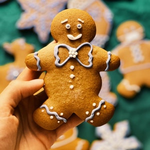 Christmas Cookie Set.holidays Honey Gingerbread Cookie Gift Set One ...